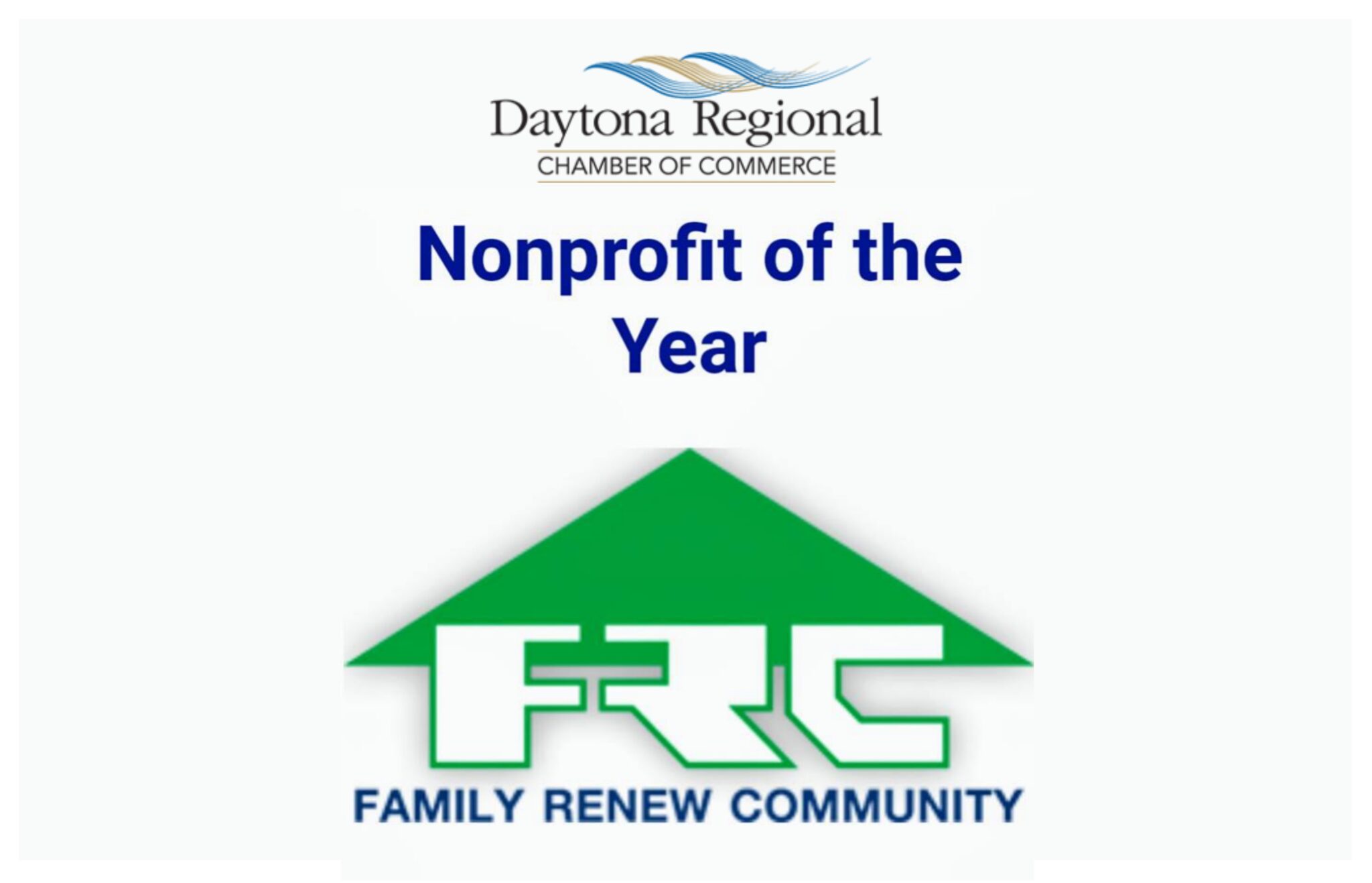 We're Nonprofit of the Year! - Family Renew Community